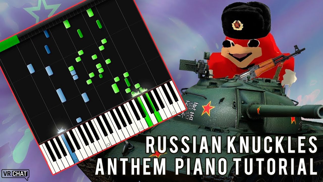 RUSSIAN KNUCKLES ANTHEM [Piano Tutorial] (Synthesia) - YouTube
