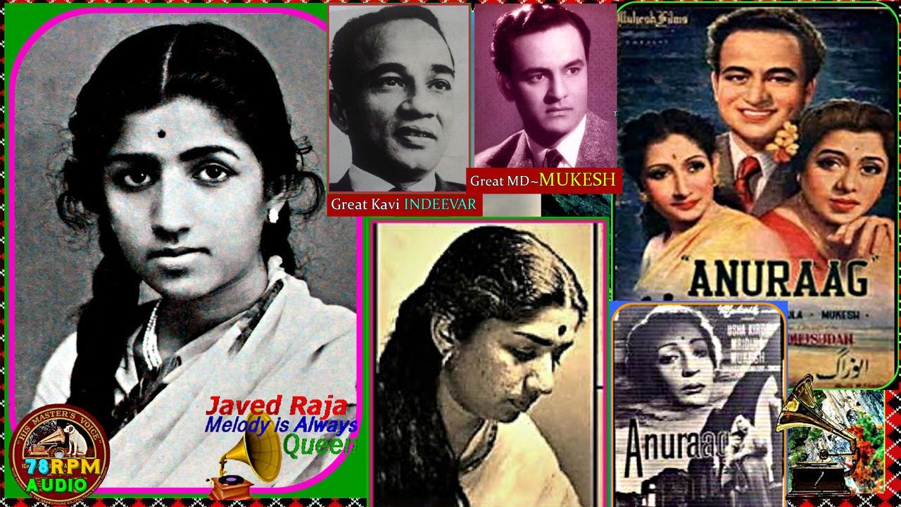 LATA JI~Film-ANURAAG-{1956}-Tere Bin Soona Soona Laage Is Duniya Ka ...