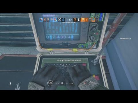 Tom Clancy's Rainbow Six® Siege Fuze shield on back for defuse - YouTube