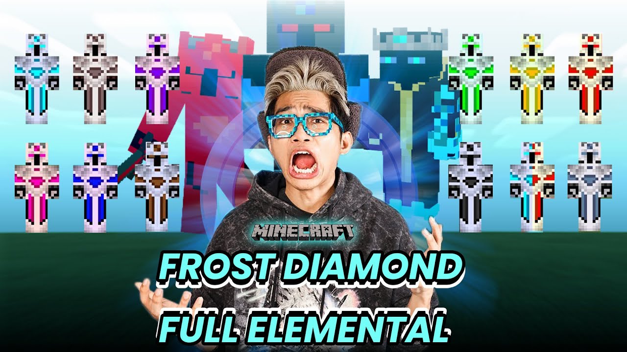 CARA SPAWN FROST DIAMOND FULL ELEMENTAL DI MINECRAFT! ELEMENTAL TERKUAT ...