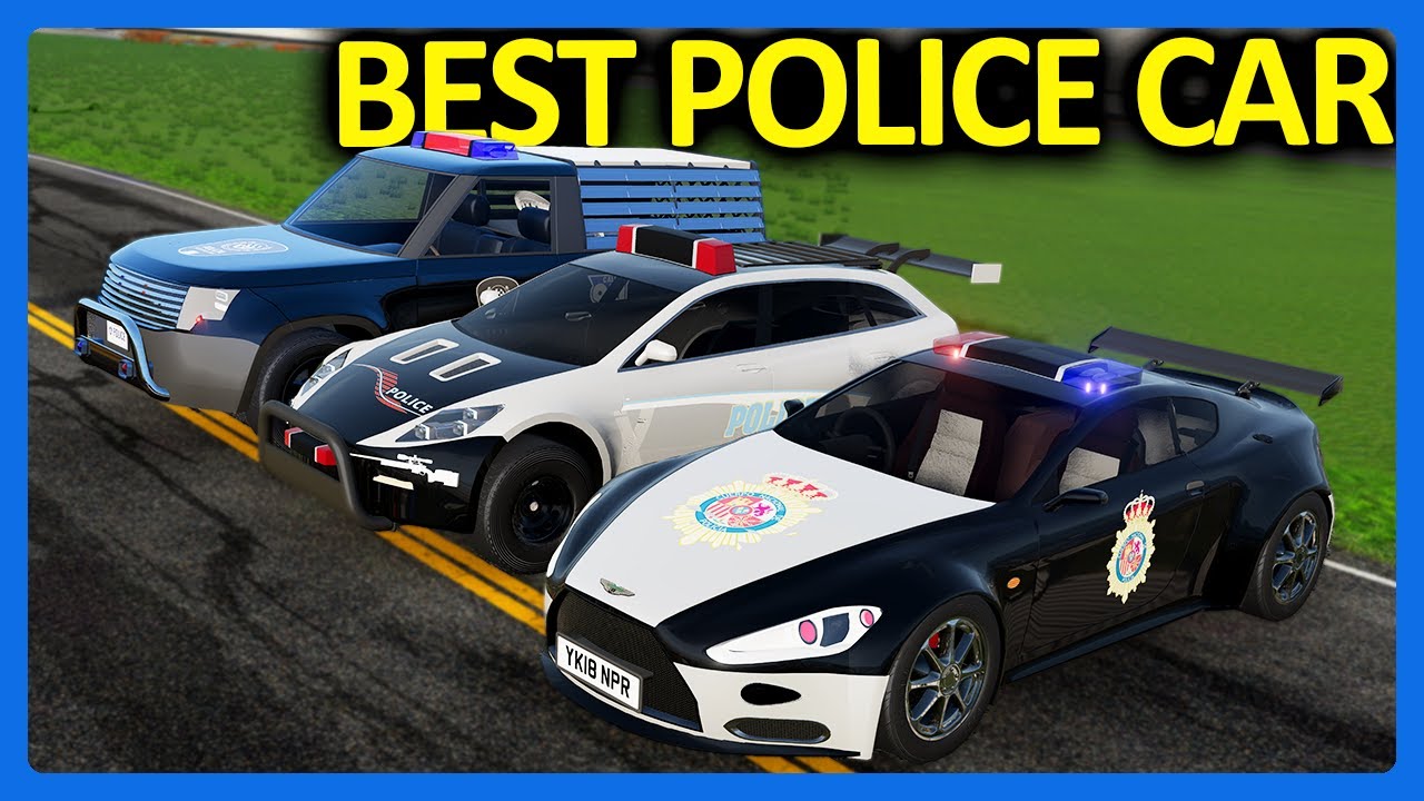 BeamNG Online : BEST Police Car Challenge!! - YouTube