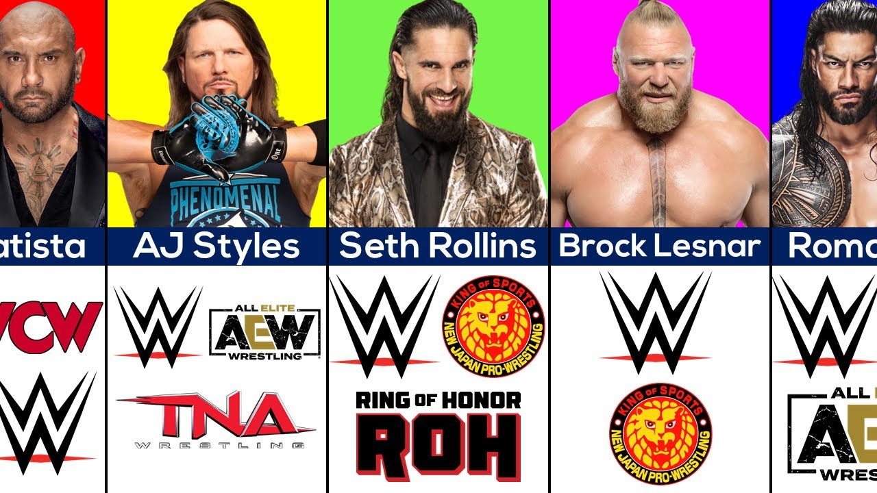 WWE Wrestlers Who Worked in Multiple Promotions - YouTube