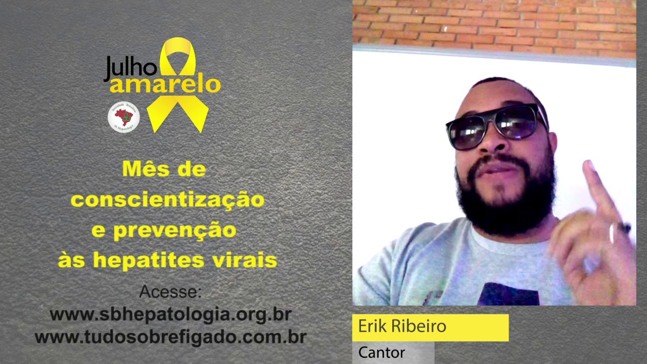 Erik Ribeiro apoia o Julho Amarelo! - YouTube