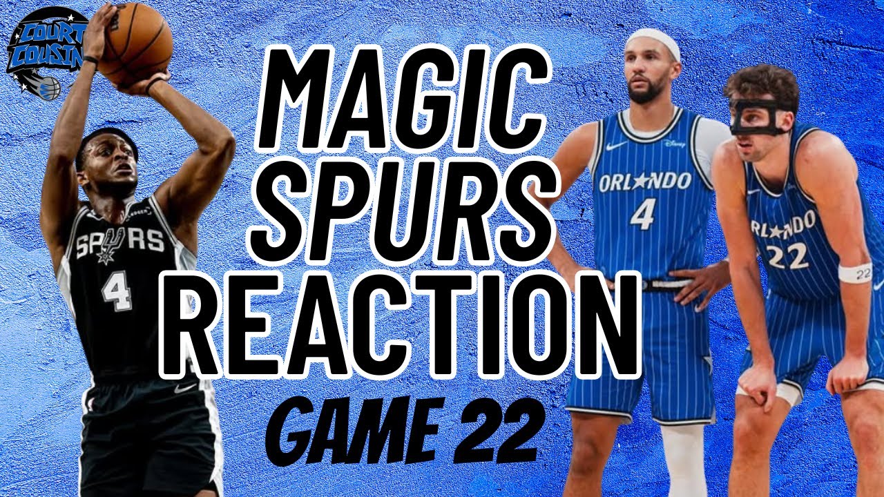Magic vs. Spurs Reaction Game 22 - YouTube