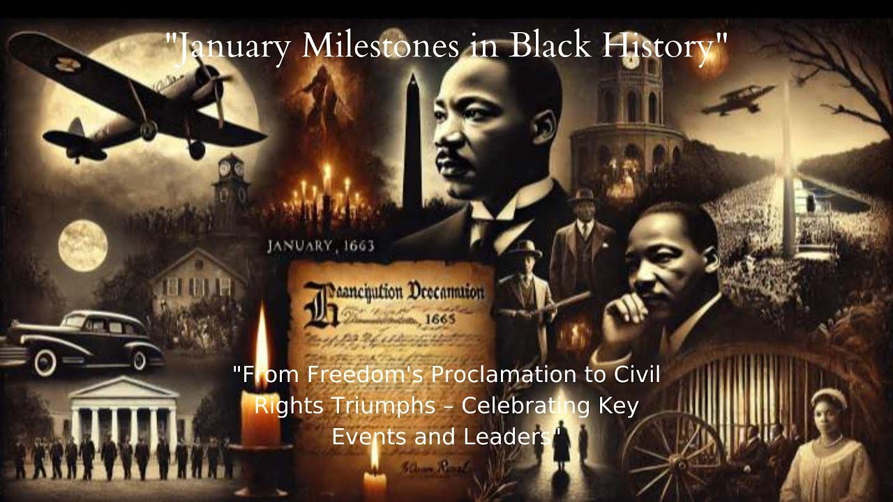 "Historic January: Black History Milestones and Events" - YouTube