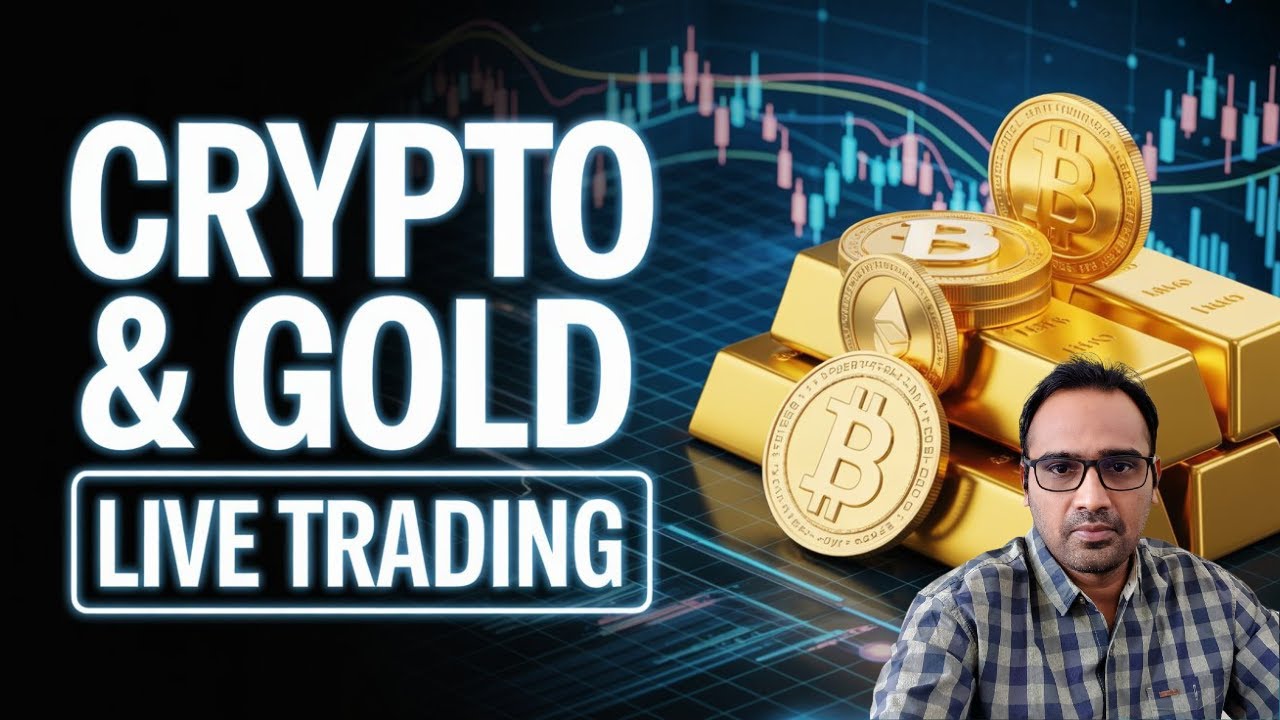 Live Crypto Trading | Bitcoin (BTC) & Gold Real-Time Analysis | 22-July ...