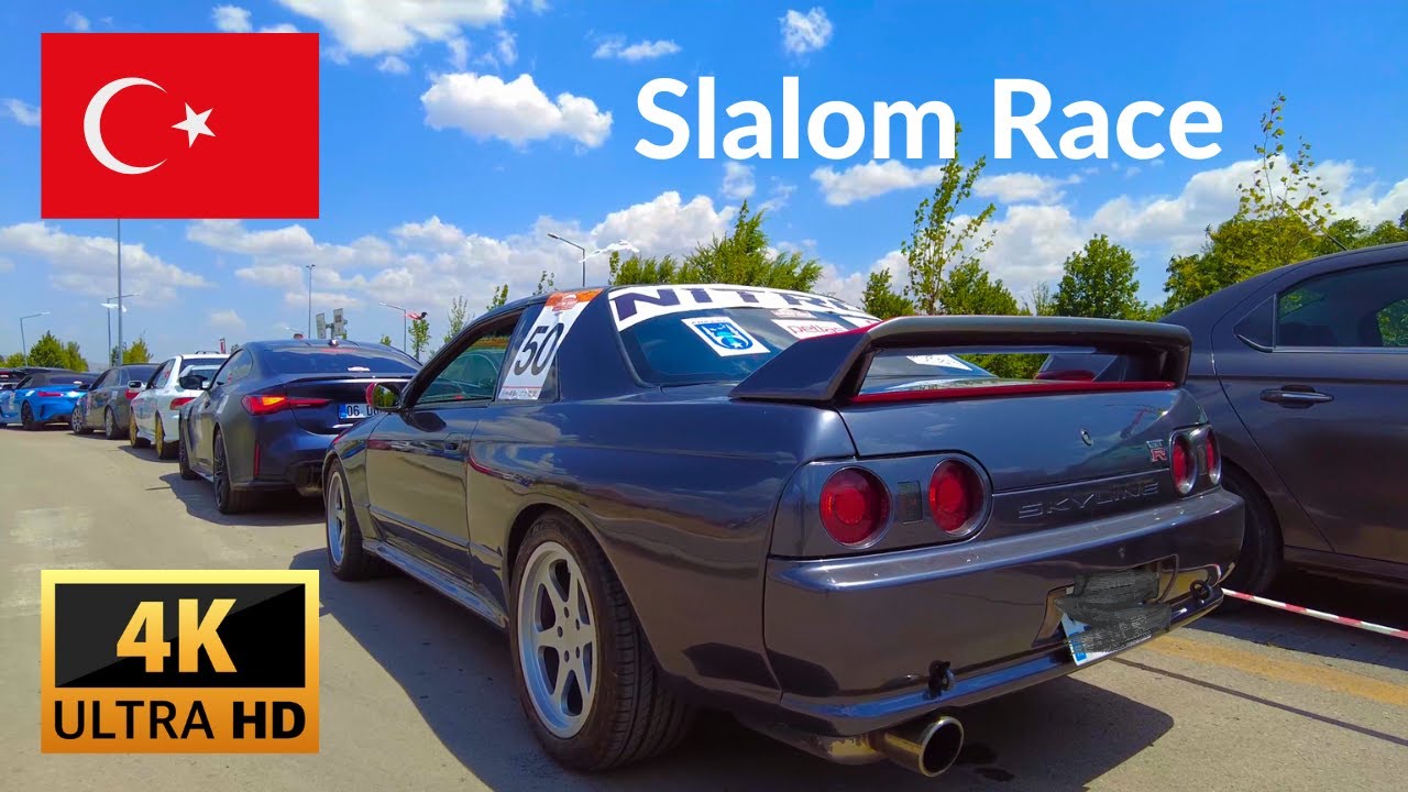Slalom Car Racing Ankara, Turkey [4K/60 FPS] - YouTube