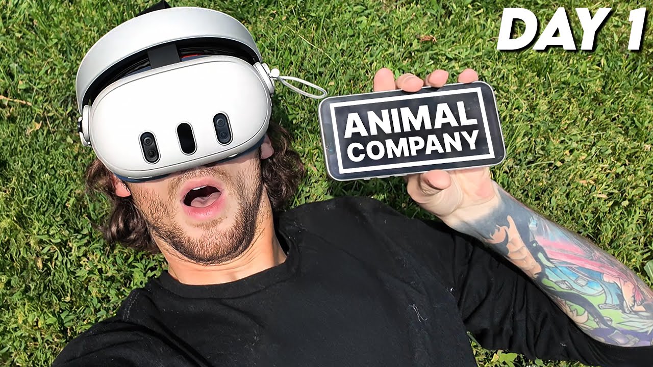 I Played Animal Company OUTSIDE (Animal Company VR) - YouTube