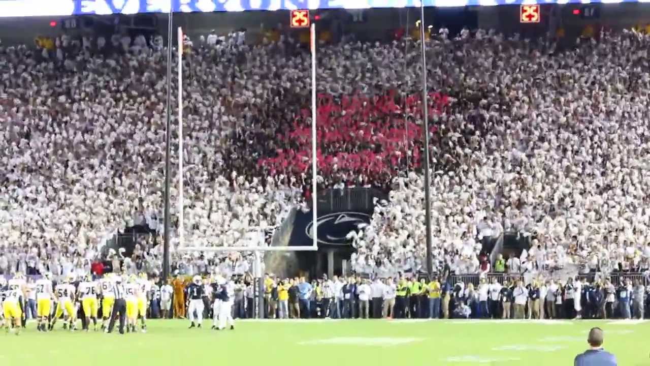 Michigan Misses Field Goal in 3rd Overtime vs Penn State - 10/12/2013 ...
