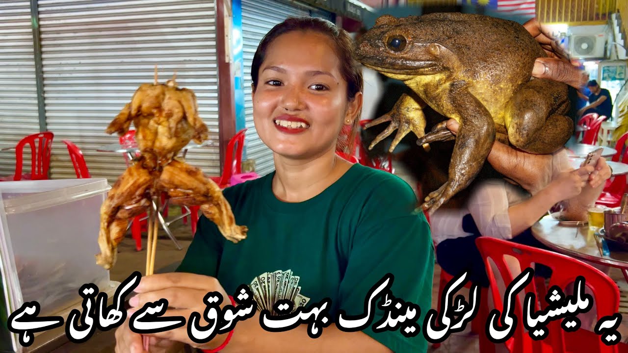 Cooking Frog in Malaysia | Malaysian Girl Love Eating Frog | Mubashir ...
