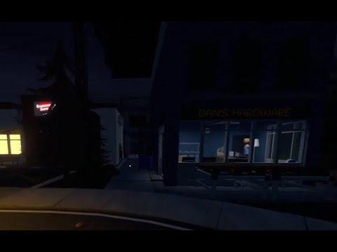 Dan's Store after dark in Schedule I