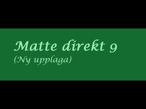 Genomgång av Matte direkt 9 ny upplaga Kapitel 1 Tal i potensform - YouTube