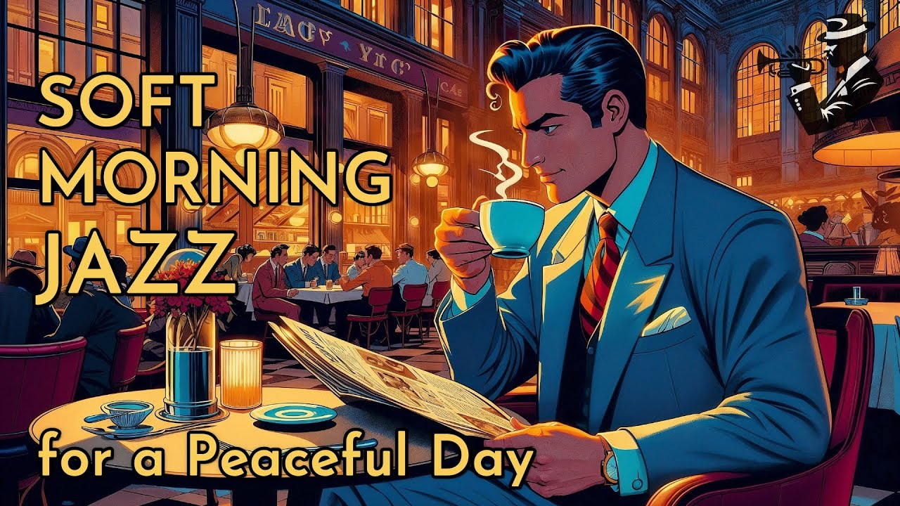 [Relax] Smooth Morning Jazz ☕ Soft, Warm & Calming Coffee-Time Music ...