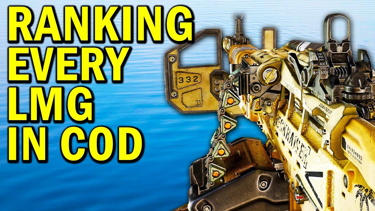 Ranking Every LMG in COD History (Worst to Best) - YouTube