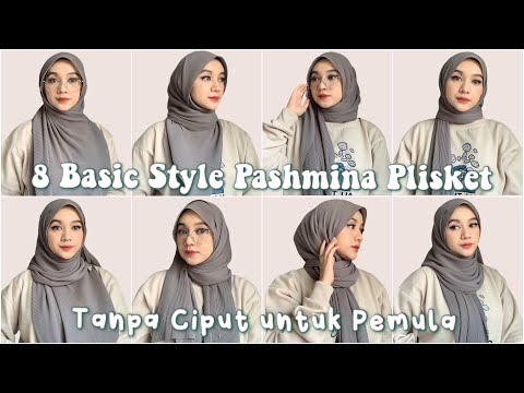 Pashmina Plisket tanpa Ciput untuk PEMULAAA 🤍