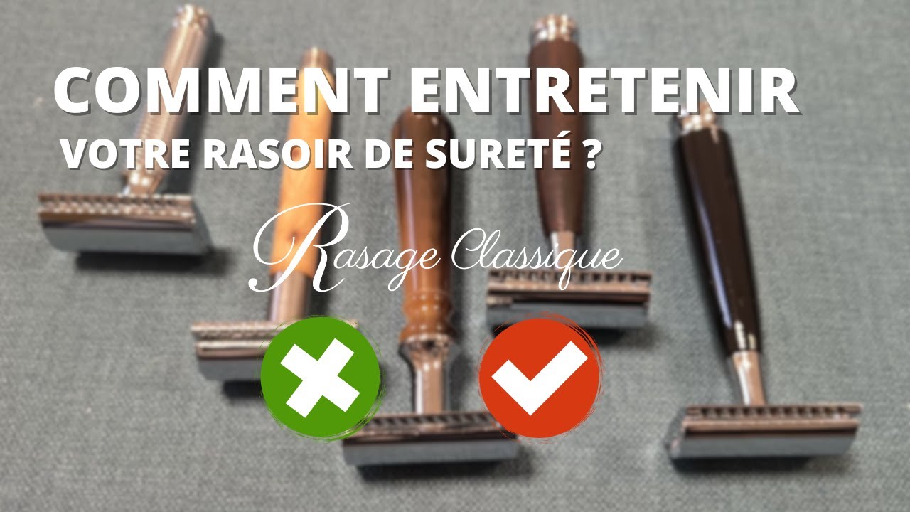 Comment entretenir votre rasoir de sûreté ? - YouTube