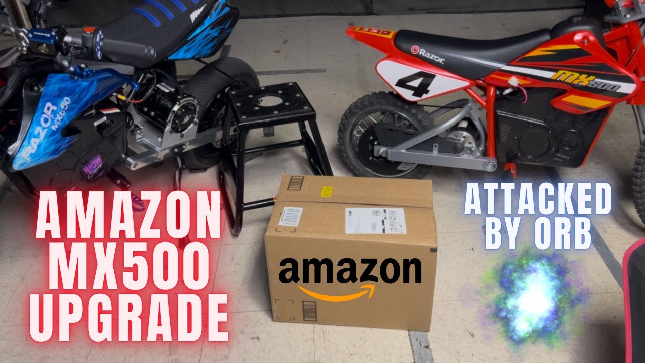 Razor MX500 Upgrade 36V 1000W / Attacked by Alien Orb - YouTube