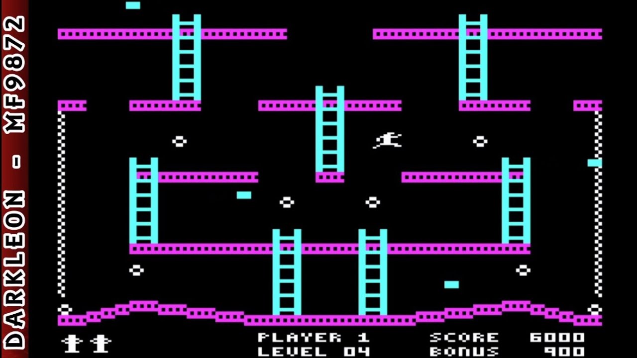 Jumpman © 1984 IBM - PC DOS - Gameplay - YouTube