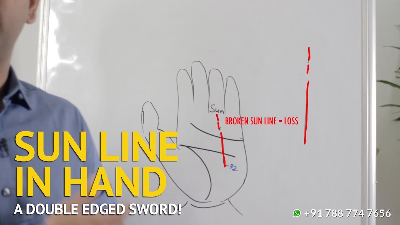 Broken Sun Line in Hand - Its Meaning & Remedies Explained - YouTube