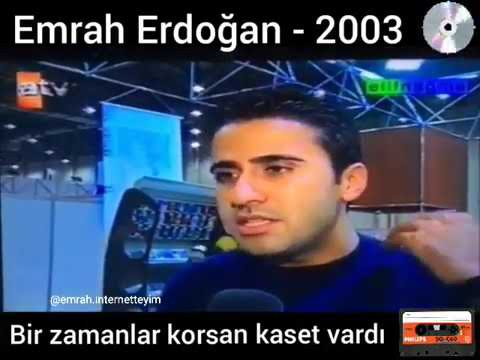 Emrah: Lütfen Kimse Korsan Kaset,  Korsan CD Almasın. (Arşiv 90lar)