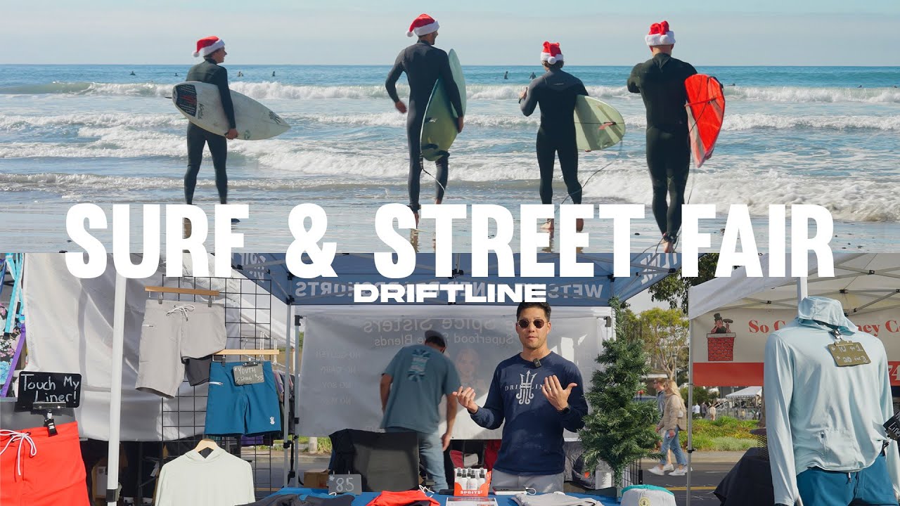Holiday Surfing & Encinitas Street Fair - YouTube