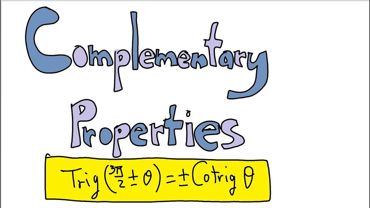 Complementary Properties Part 2 - YouTube