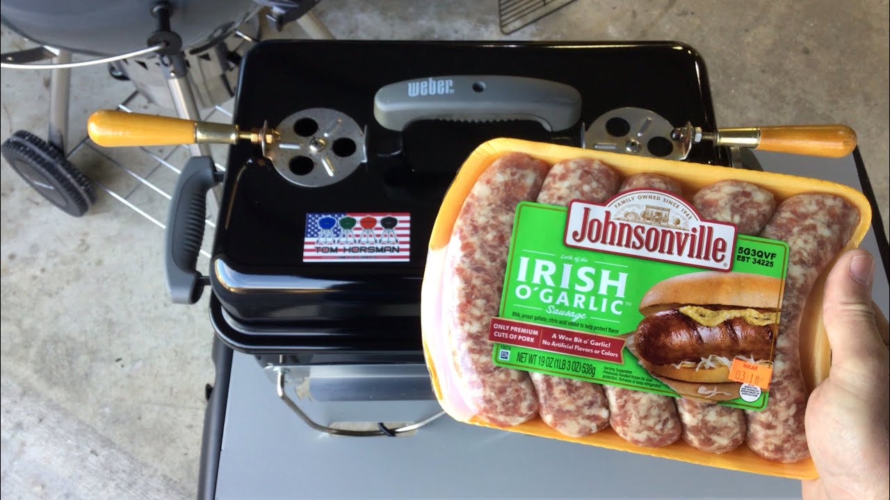 Weber Go Anywhere Charcoal Grill Awesome Indirect Johnsonville Irish O ...