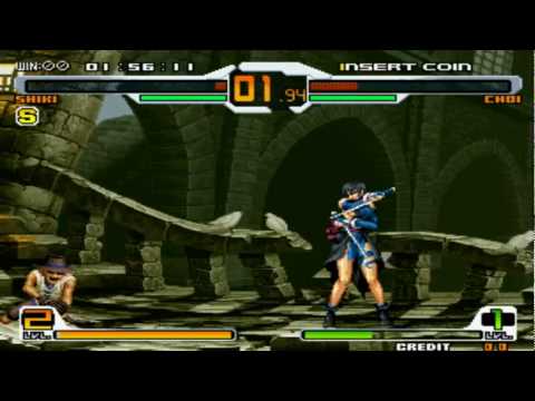 SNK vs Capcom SVC Chaos - Shiki (DJ) Vs. Choi Bounge (CPU) - YouTube