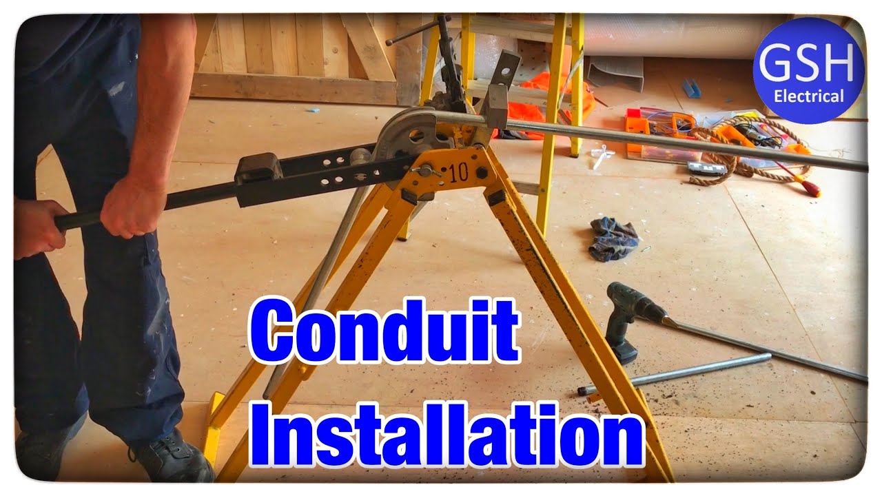 Steel Conduit In a House + a New Way of Deburring Conduit - YouTube