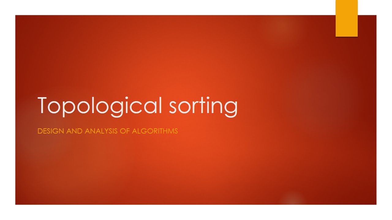 Topological Sorting - DFS| Linear Ordering of Vertices - YouTube