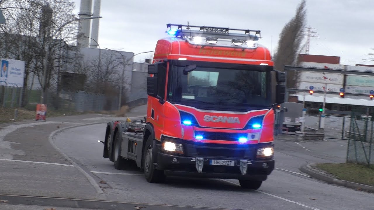 [Neues WLF] Neues Scania WLF Feuerwehr Hamburg - YouTube