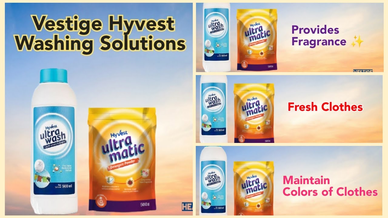 Vestige Hyvest Ultra wash | Hyvest Ultra matic | Vestige washing powder ...