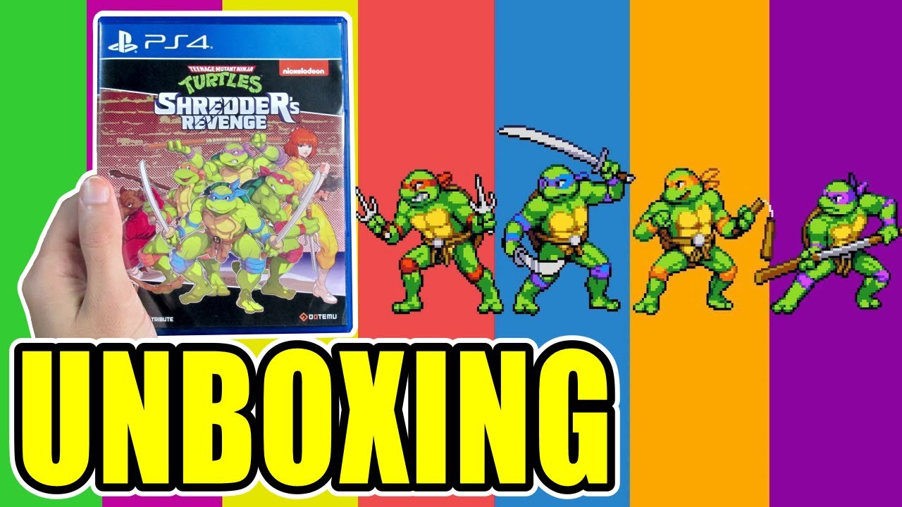 Teenage Mutant Ninja Turtles: Shredder's Revenge (PS4) Unboxing - YouTube