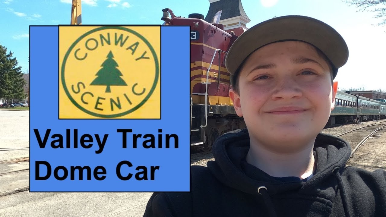 Riding the Conway Scenic Railroad's Valley Train in a dome car! - YouTube