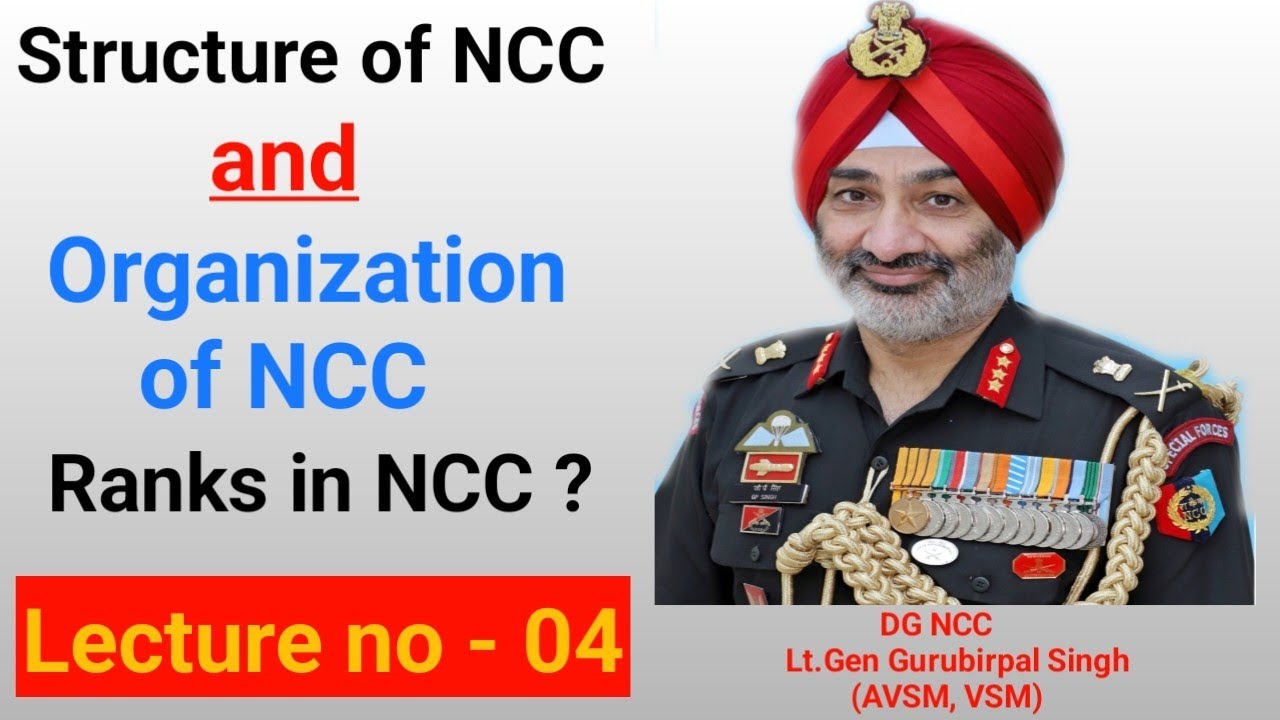 Stucture of NCC || Rank structure of NCC || NCC Organizational stucture ...