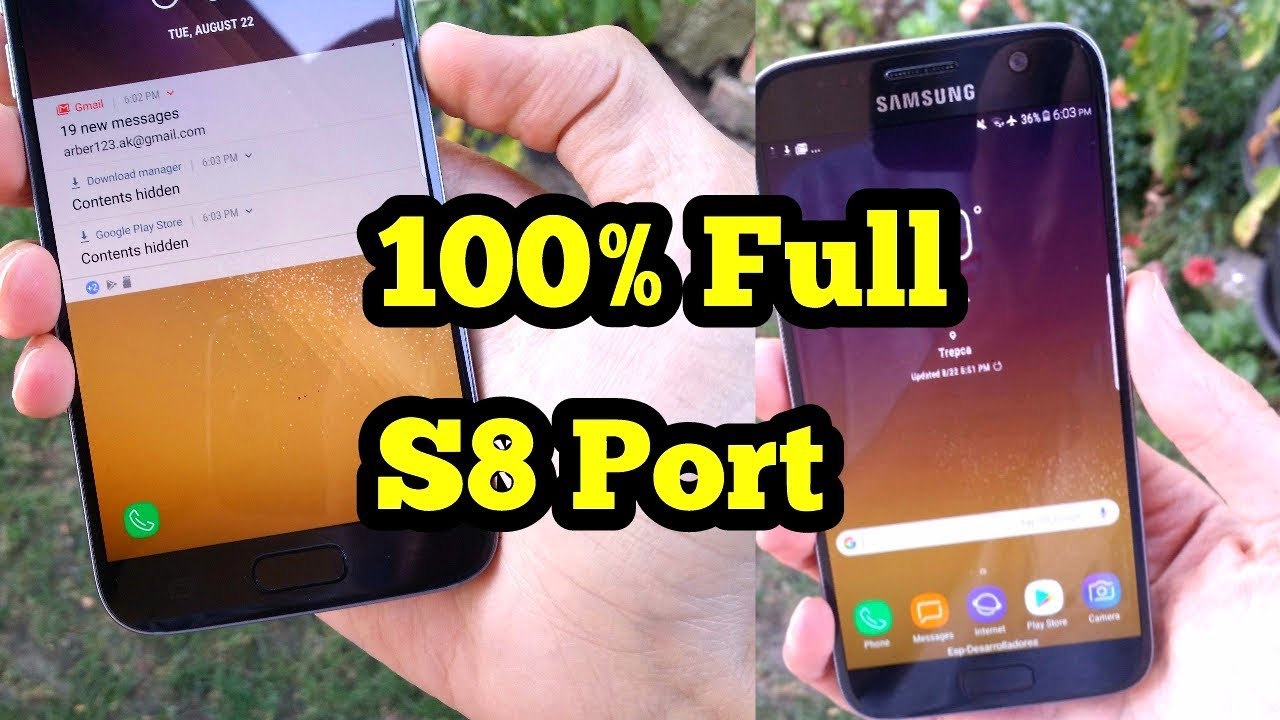 SAC23 V6.2 ROM | S8 100% Full PORT For S7 | S7 Edge - YouTube