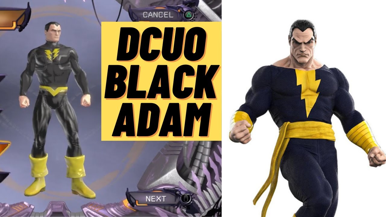 DCUO Character Creation- Black Adam - YouTube