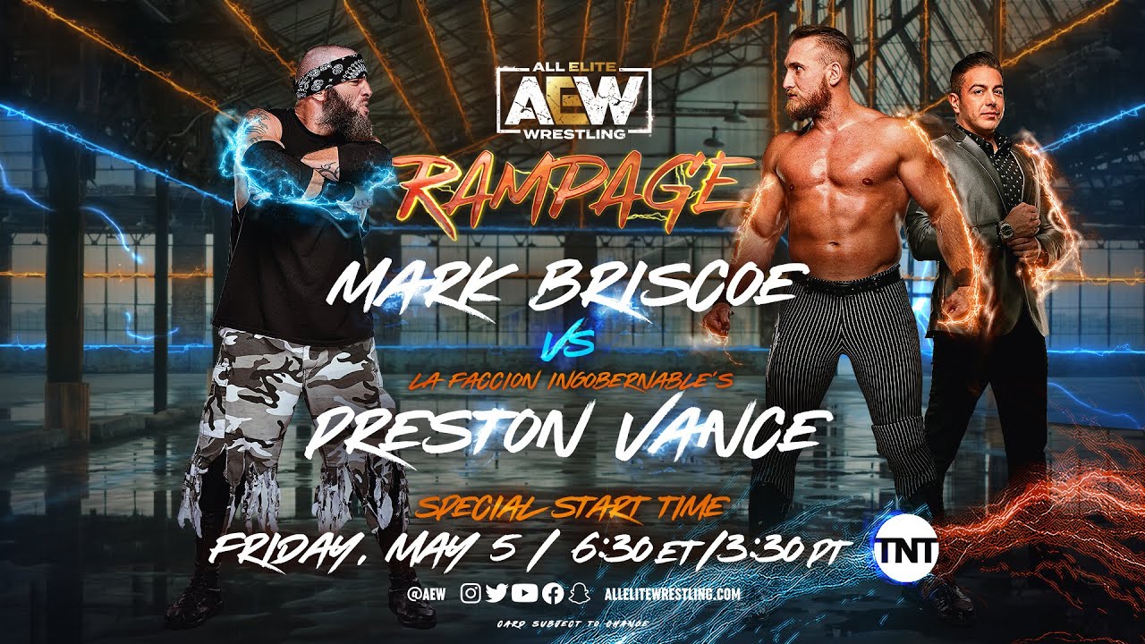 WWE 2K23 Mark Briscoe Vs. Preston Vance | AEW Rampage 5/5/23 - YouTube