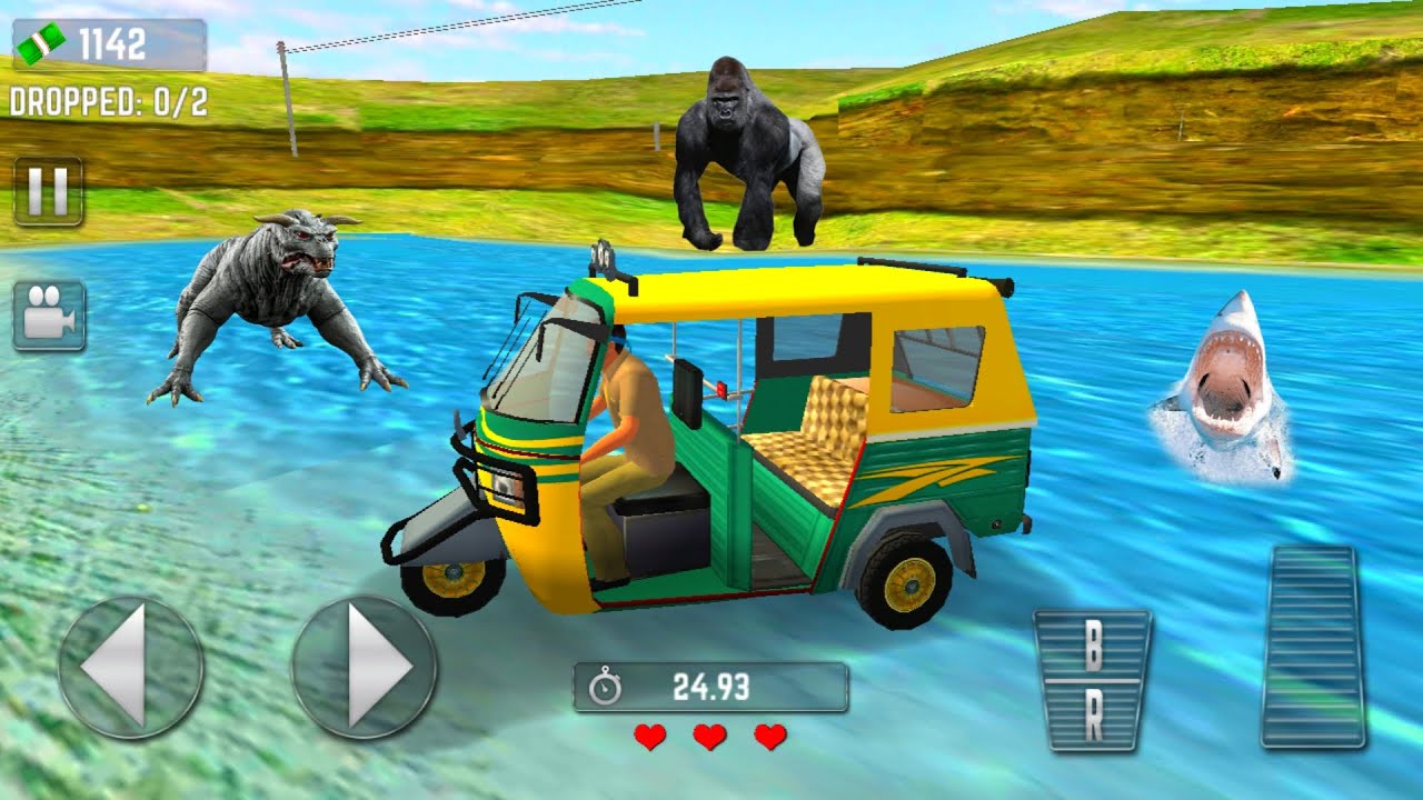 Offroad Tourist Tuk Tuk - Auto Rickshaw Racing Taxi - Android GamePlay ...