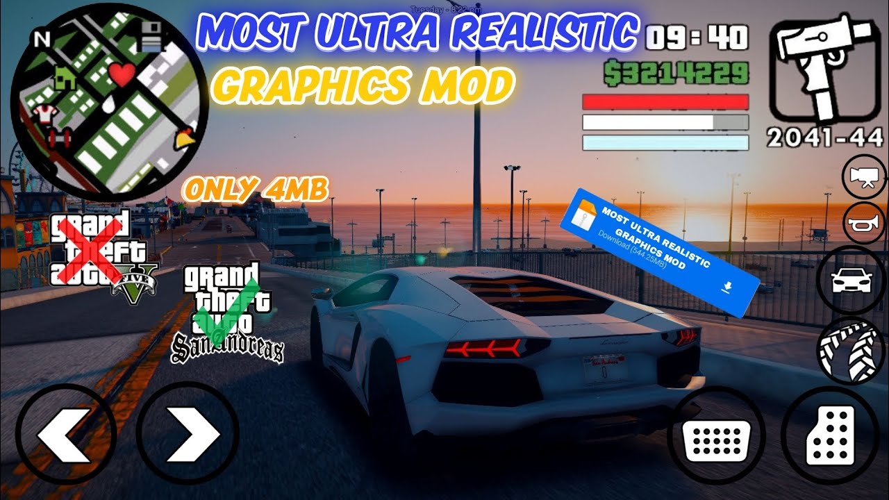 How To Install Most Ultra Realistic Graphics Mod For Gta San Andreas ...