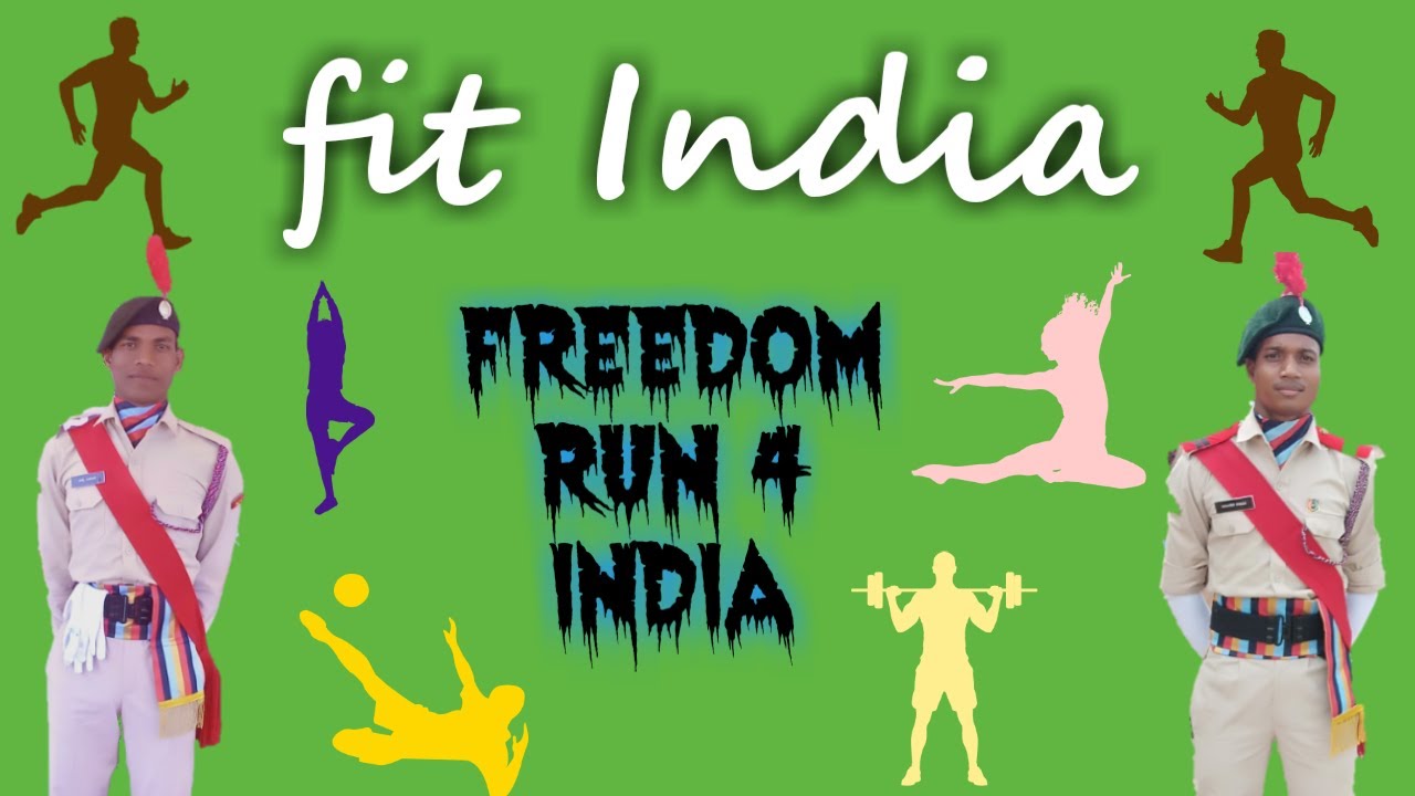 Fit India Freedom Run 4 INDIA !! हम फीट तो इन्डिया फीट!!🤸🏋️🏃!! Running ...