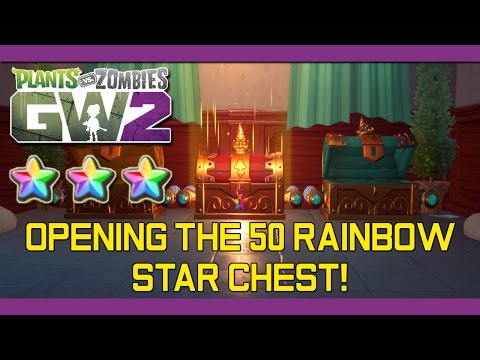 PvZ Garden Warfare 2 - Trials of Gnomus! Opening The 50 Rainbow Star Chest