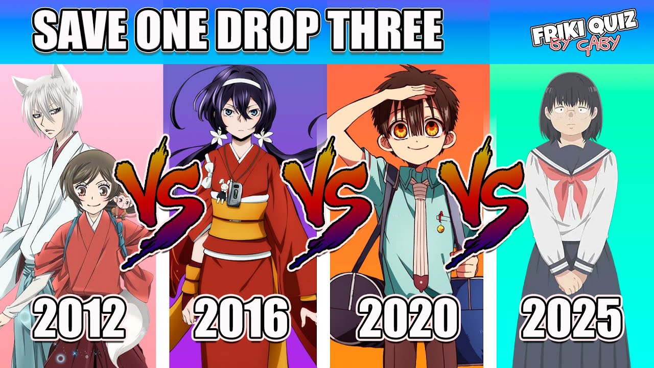 SAVE ONE DROP THREE (2012-2025) | ANIME QUIZ - YouTube