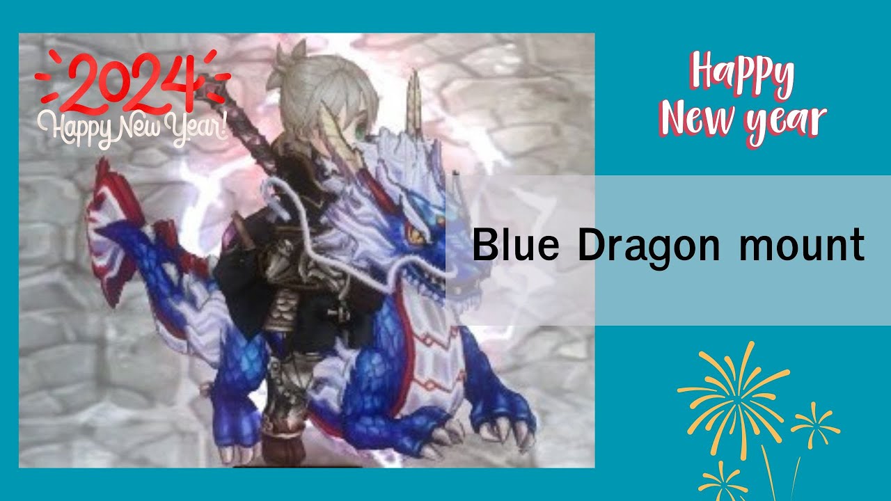 [play] Tree Of Savior Blue dragon mount review. - YouTube