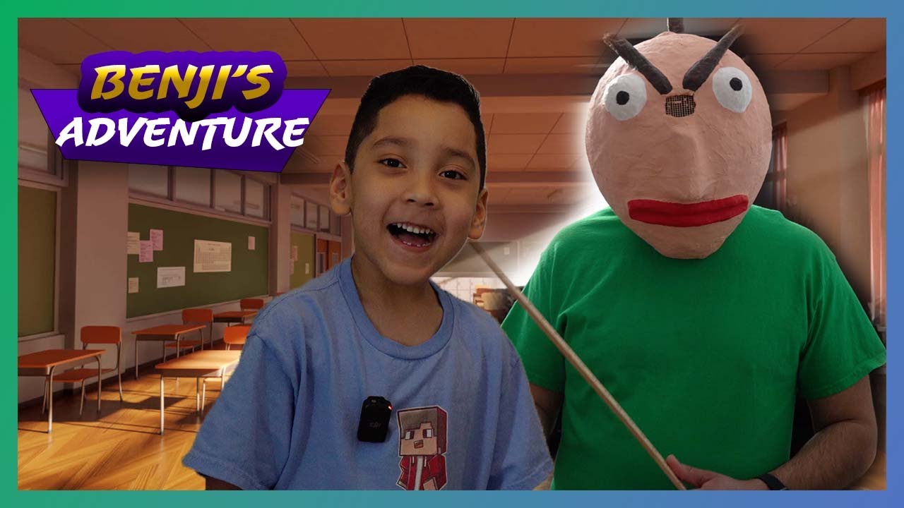 Epic Real-Life Baldi's Basics Escape: Will Benji Survive?! - YouTube