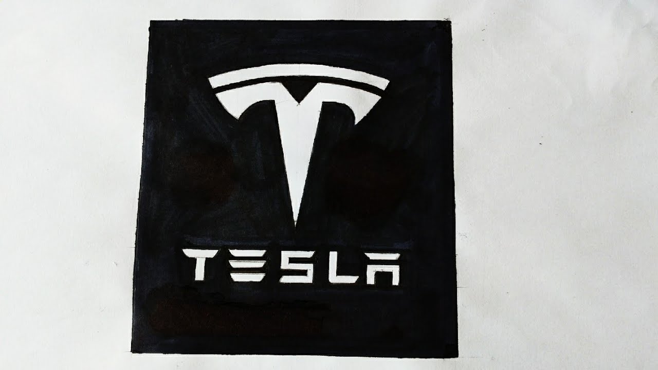 How to Draw Tesla Logo/Elon Musk - YouTube