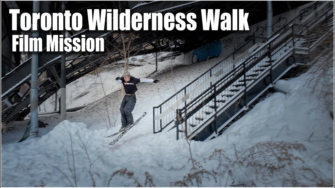 Toronto Wilderness River Snow Walk - YouTube