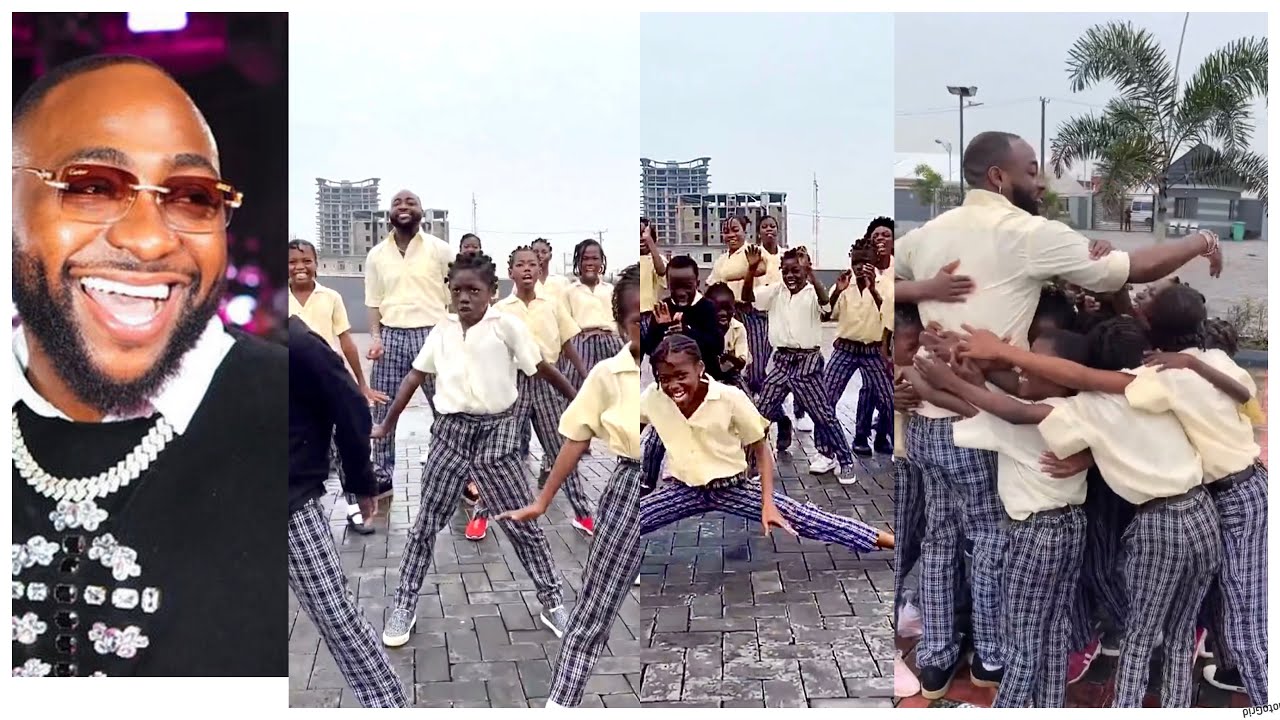 Davido Went Back to Primary School to dance FEEL IT with his students ...