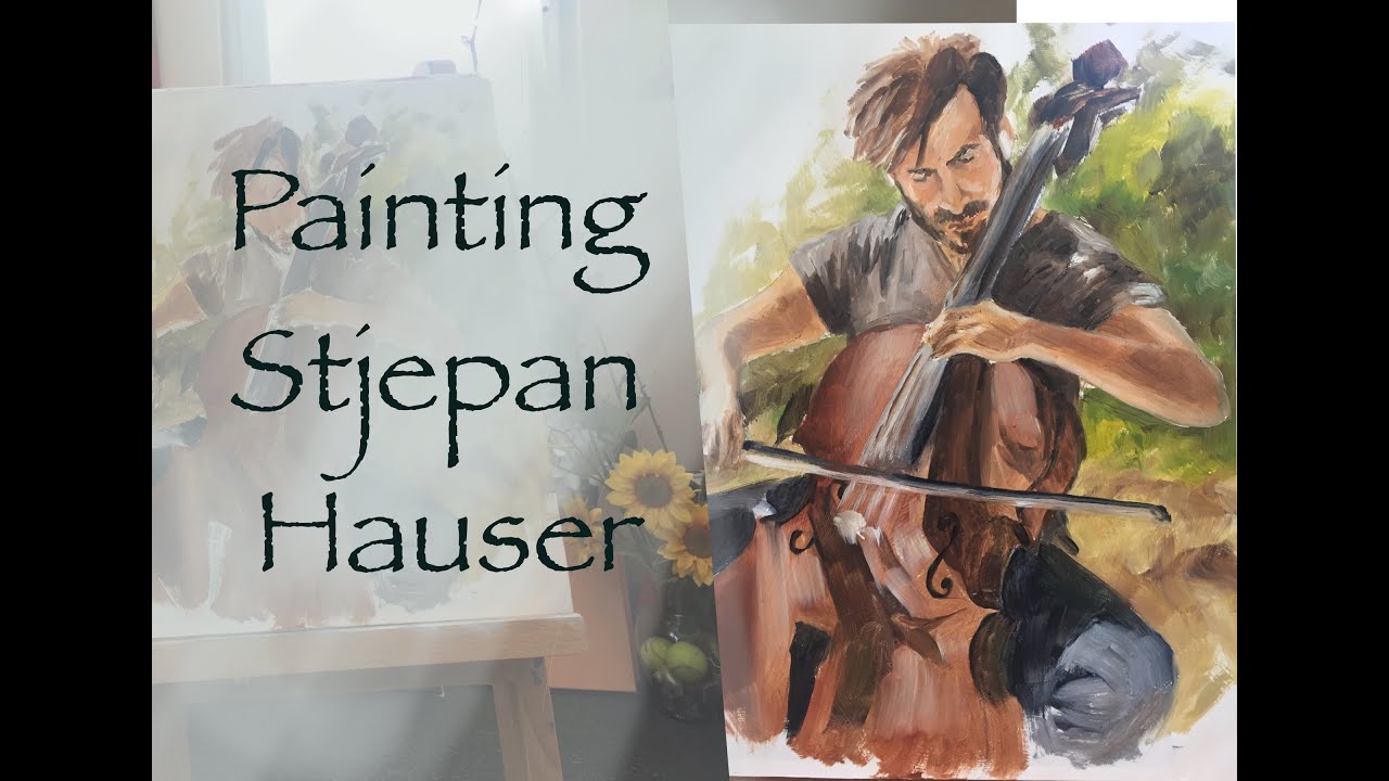 Hauser (Cellist-Time Lapse Painting) - YouTube