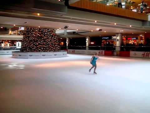 Beautiful Ice skating Galleria, Houston - YouTube